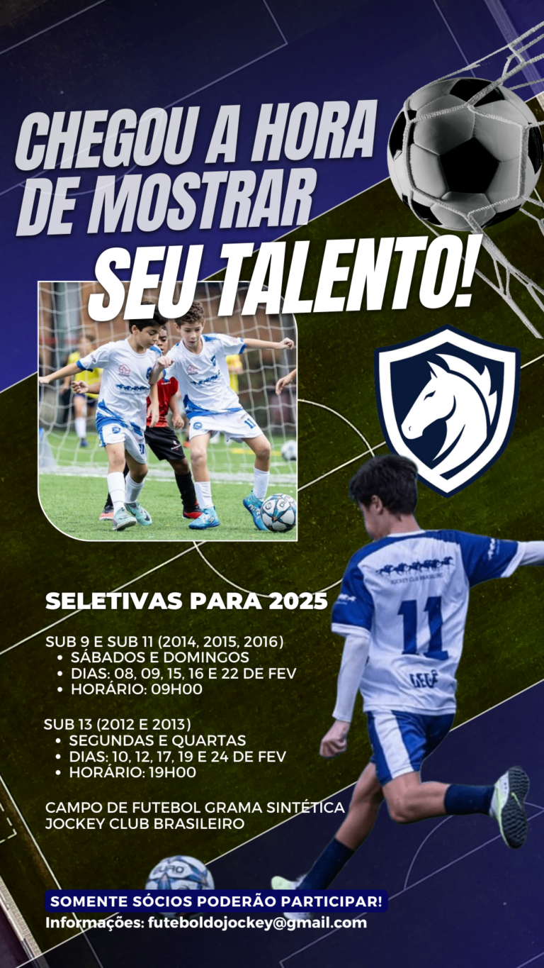 Participe das Seletivas para representar o JCB em torneios de futebol! - JCB Informa